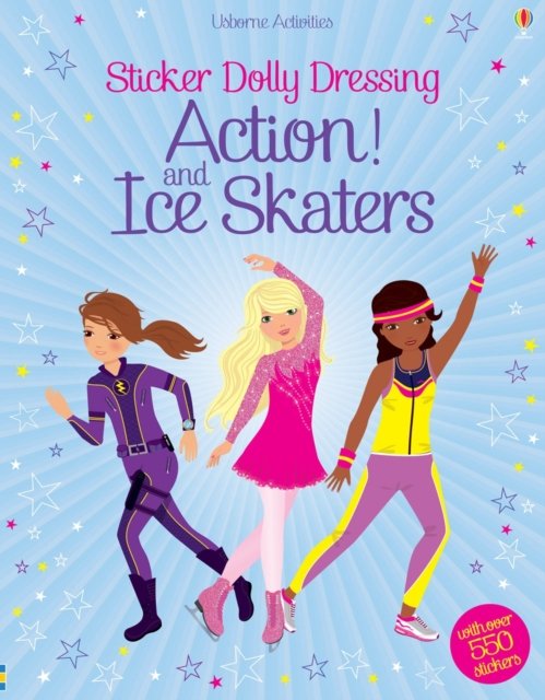 Sticker Dolly Dressing Action! & Ice Skaters | Fiona Watt | Ark.no