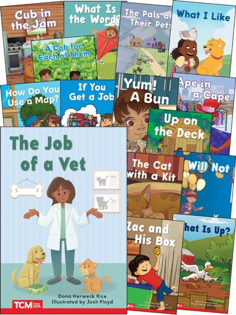 Decodable Books Grade PK-K Set 2: 15-Book Set | Multiple Authors | ARK