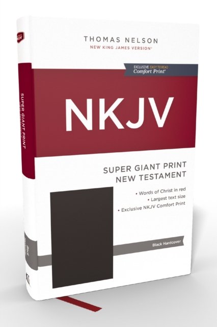 NKJV Super Giant Print New Testament, Hardcover, Red Letter, Comfort P