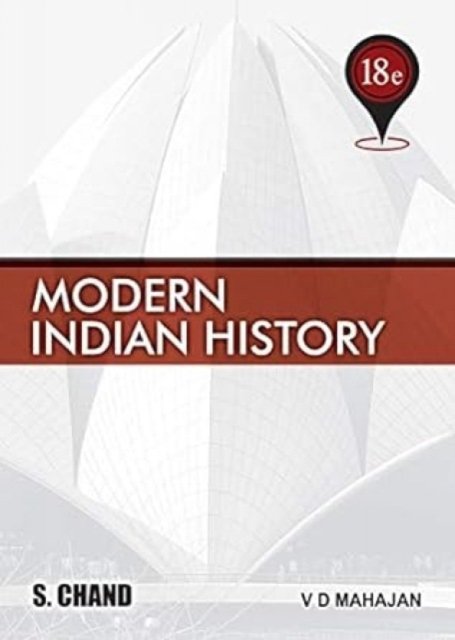 Modern Indian History | V D Mahajan | Ark.no