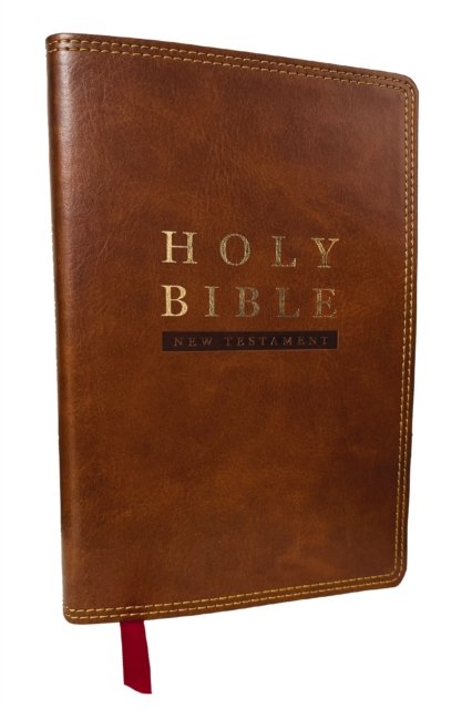 NKJV Super Giant Print New Testament, Brown Leathersoft, Red Letter, C