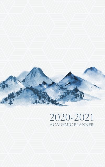 2020- 2021 Academic Planner - Watercolour Mountains | ARK Bokhandel