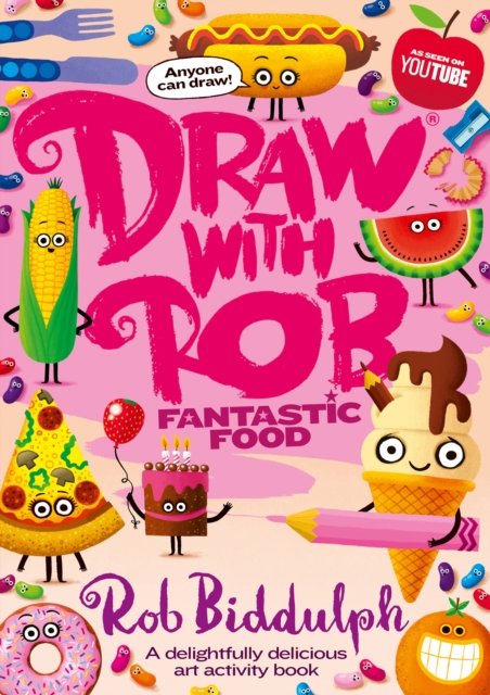 Draw With Rob: Fantastic Food | ARK Bokhandel