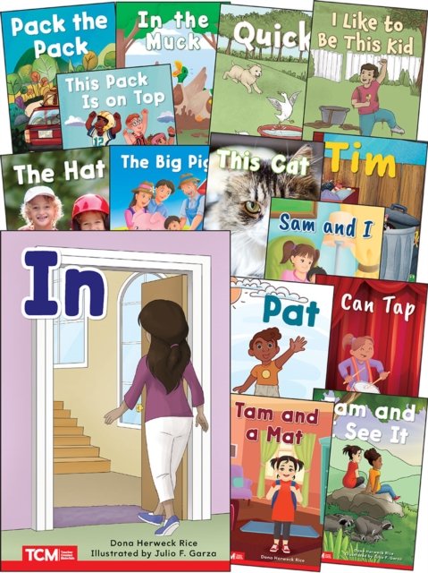 Decodable Books Grade PK-K Set 1: 15-Book Set | Multiple Authors | ARK