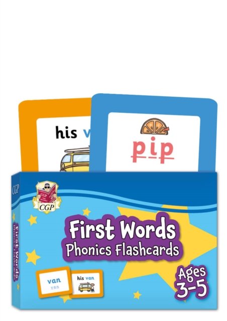 First Words Phonics Flashcards for Ages 3-5 | ARK Bokhandel