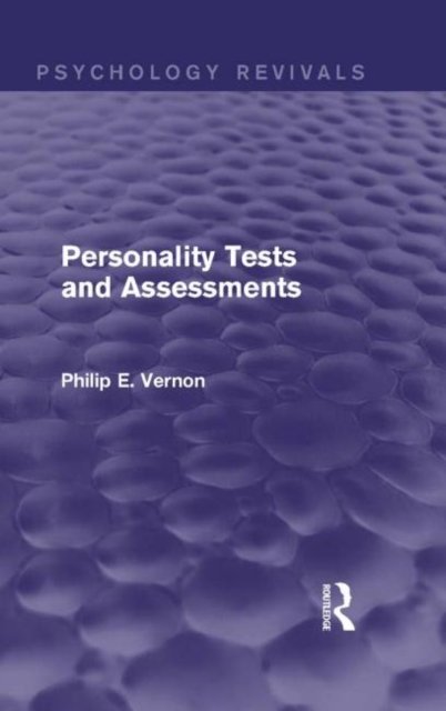 Personality Tests and Assessments (Psychology Revivals) | ARK Bokhandel