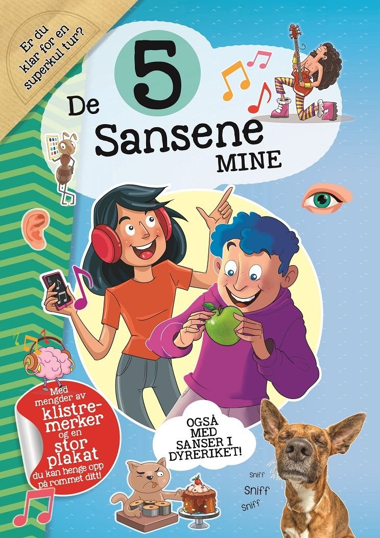 De 5 sansene mine | ARK Bokhandel