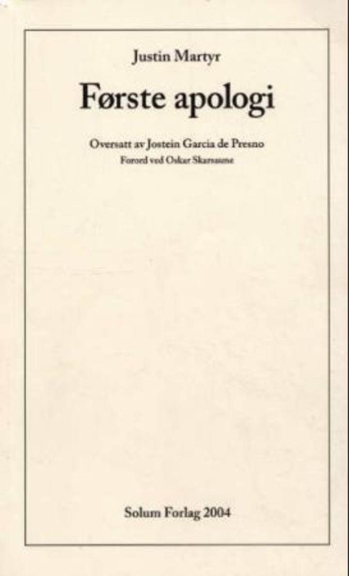 Første apologi | Justin | Ark.no