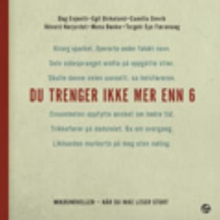 Du trenger ikke mer enn 6 | Dag Evjenth | Ark.no