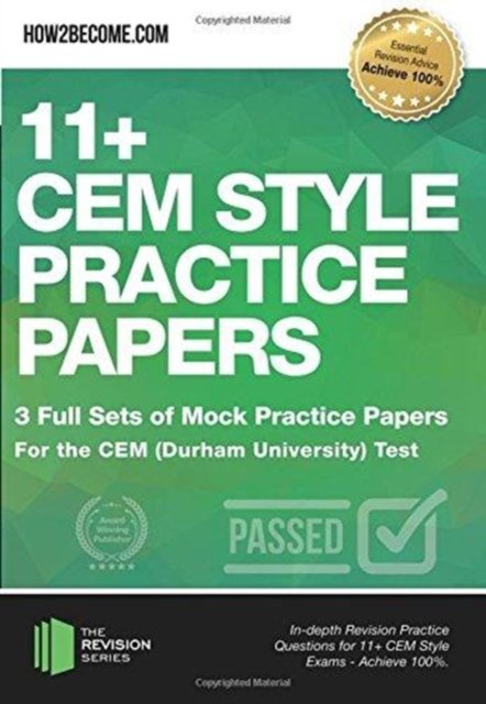11+ CEM Style Practice Papers: 3 Full Sets of Mock Practice Papers for ...