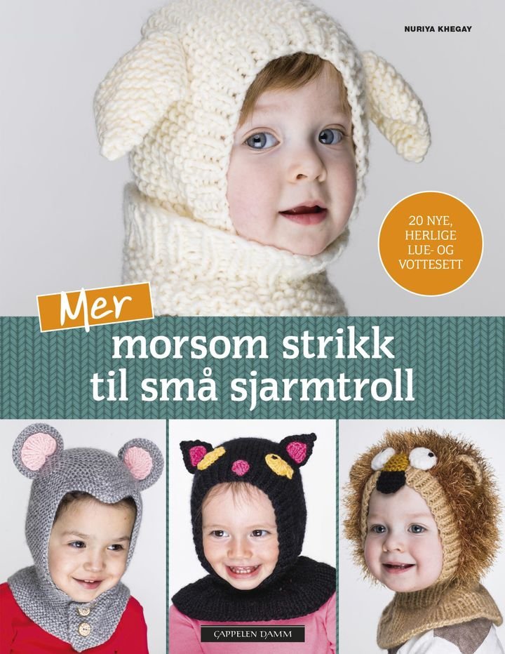 Mer morsom strikk til små sjarmtroll | Nuriya Khegay | Ark.no