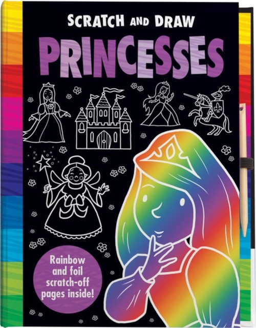 Scratch & Draw Princess - Scratch Art Activity Book | Nat Lambert | Ar