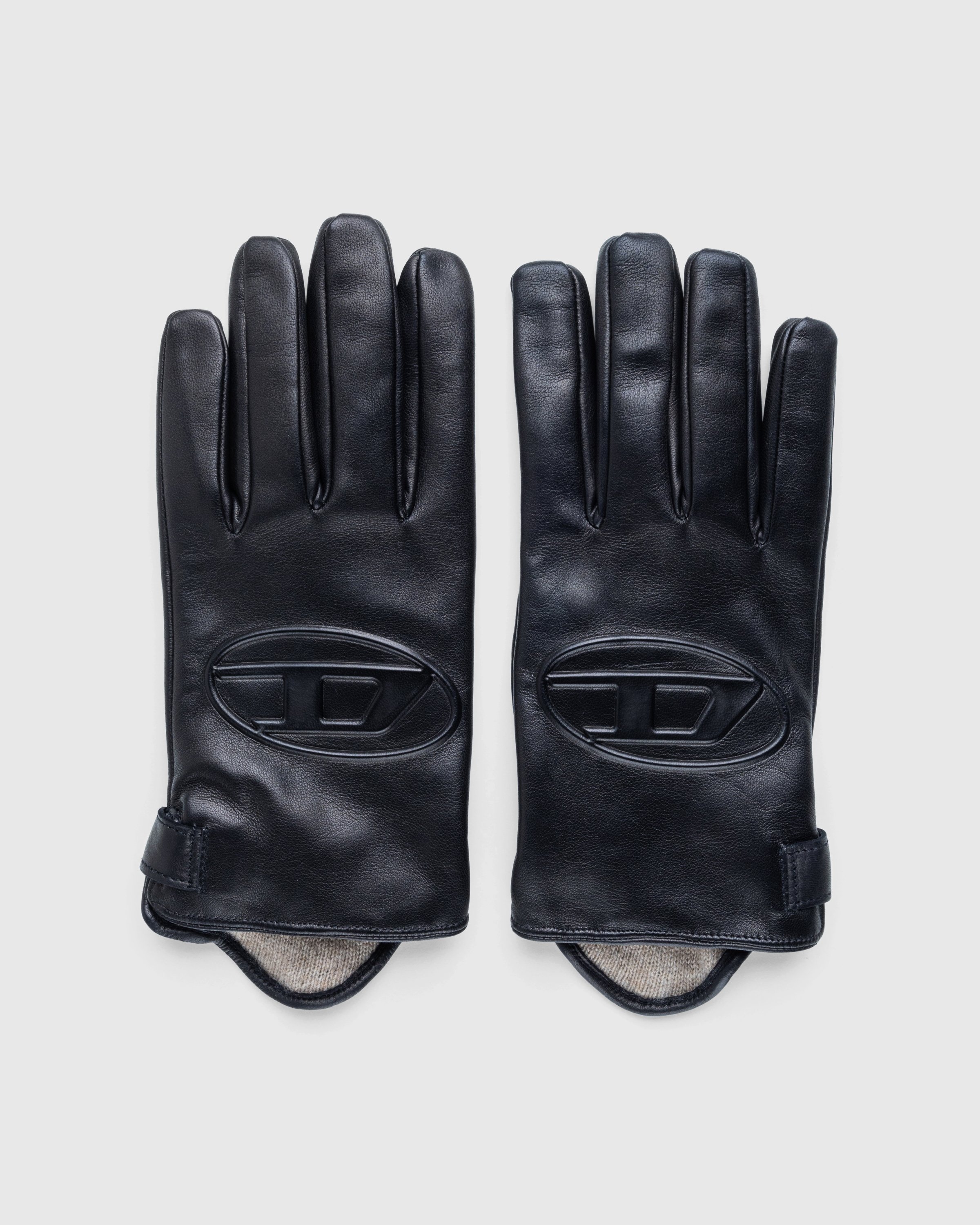 Diesel – G-Reies Leather Gloves Black | Highsnobiety Shop
