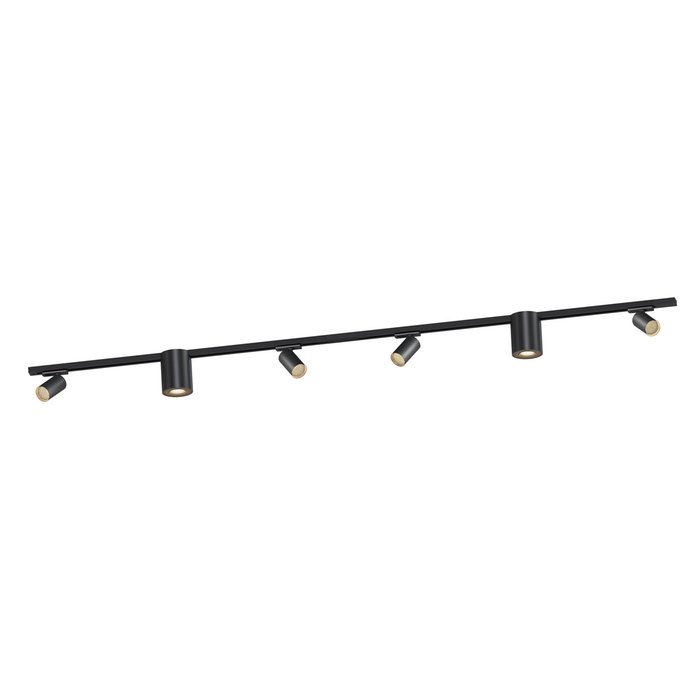 2m LED Track Lighting - 2 Mounted Downlights / 4 Track Spotlights ...