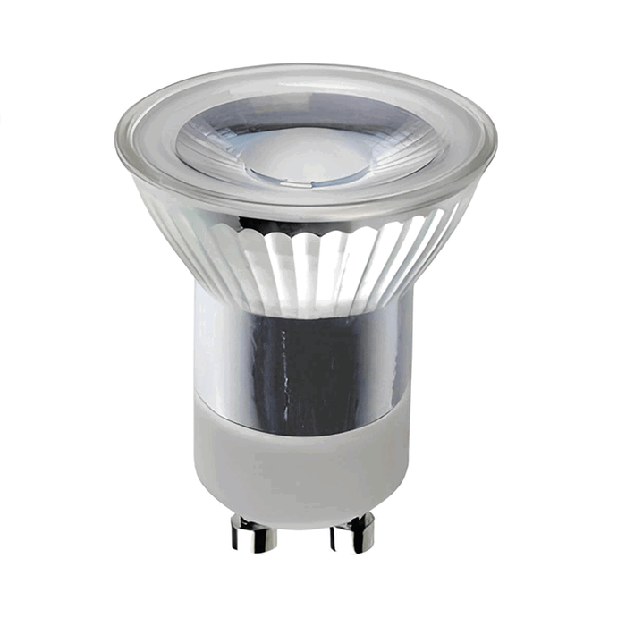 Dimmable GU10 LED Bulb - 3W - 2700K - 300 Lumen - Transparent