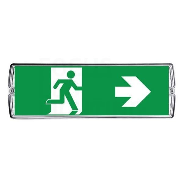 3W LED Emergency Light Surface-Mounted - IP65 - 24/48V