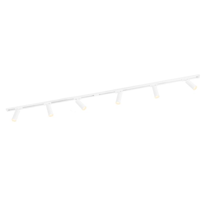2m LED Track Lighting - Incl. 6 Track Spotlights - Dimmable - 1 phase