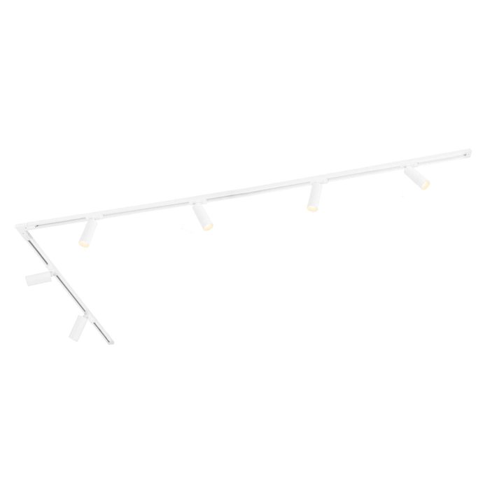 3m LED Track Lighting - Incl. 6 Track Spotlights - Dimmable - 1 phase