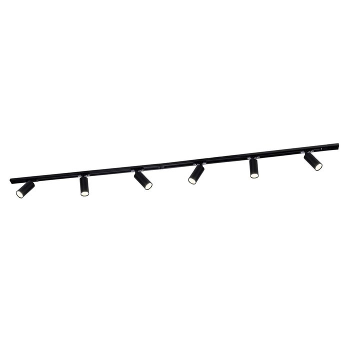 2m LED Track Lighting - 6 Track Spotlights - 5W - 2700K - Dimmable - 1 ...