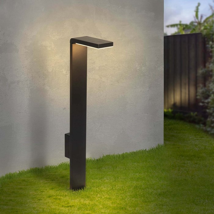 LED Solar Außenlampe Stehend - Schwarz - IP44