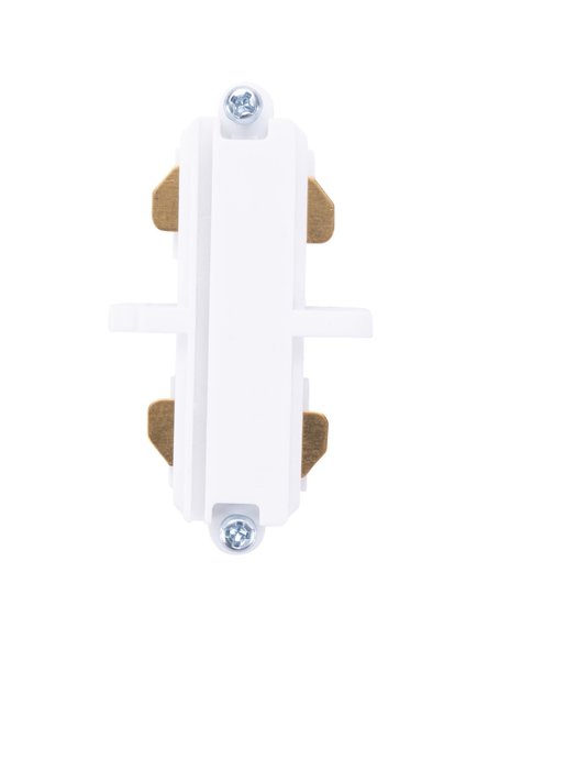 1-Circuit Rail I-Shape Connector White