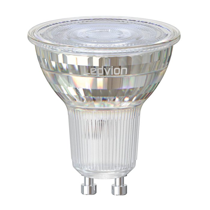 Dimmable GU10 LED Bulb - 3W - 2700K - 345 Lumen - Full Glass