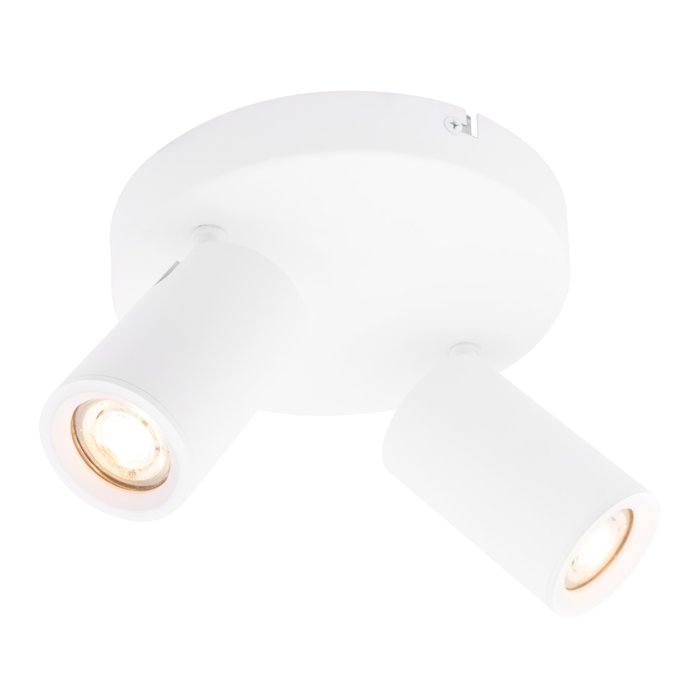 LED Ceiling Spotlight White Duo - Dimmable - 3W - 4000K - Tiltable