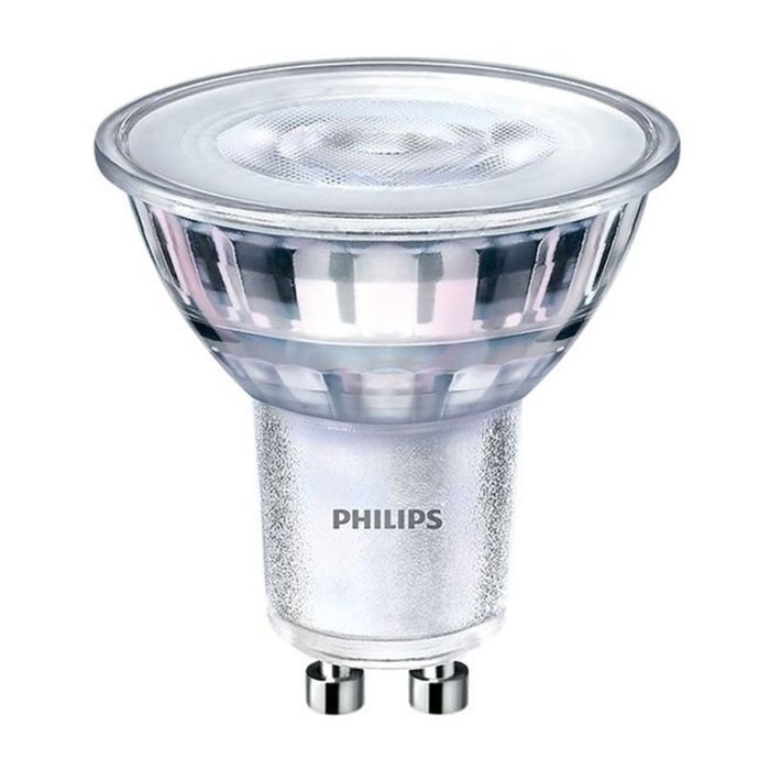 Philips Dimmable GU10 LED Bulb - 3W - 2700K - 230 Lumen - Transparent