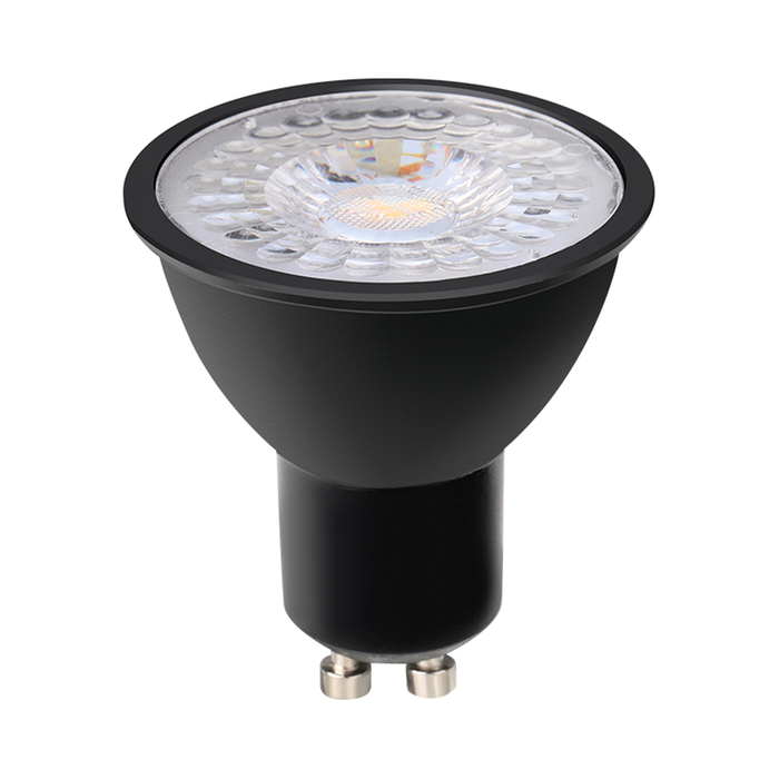 Dimmable GU10 LED Bulb - 5W - 4000K - 400 Lumen - Black
