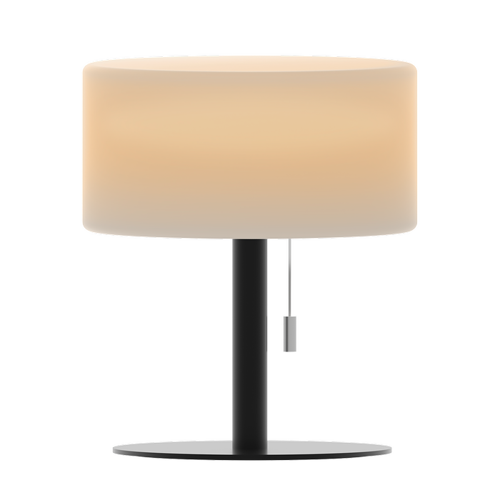 LED Rechargeable Table Lamp - 3000K + RGB Mode - IP44 - Black