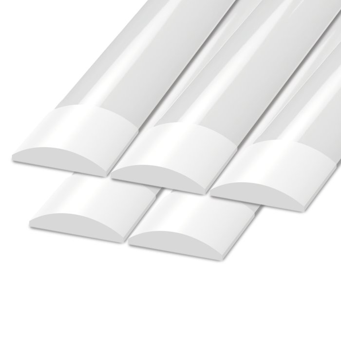 5 Pack - LED Lichtleiste 60 cm - 15W - 2100 Lumen - 4000K