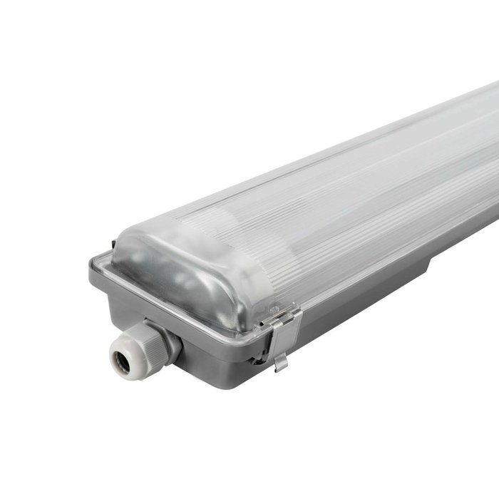 5ft LED Batten - 2x 28W - 6500K - Daylight - T8 Fixture - IP65