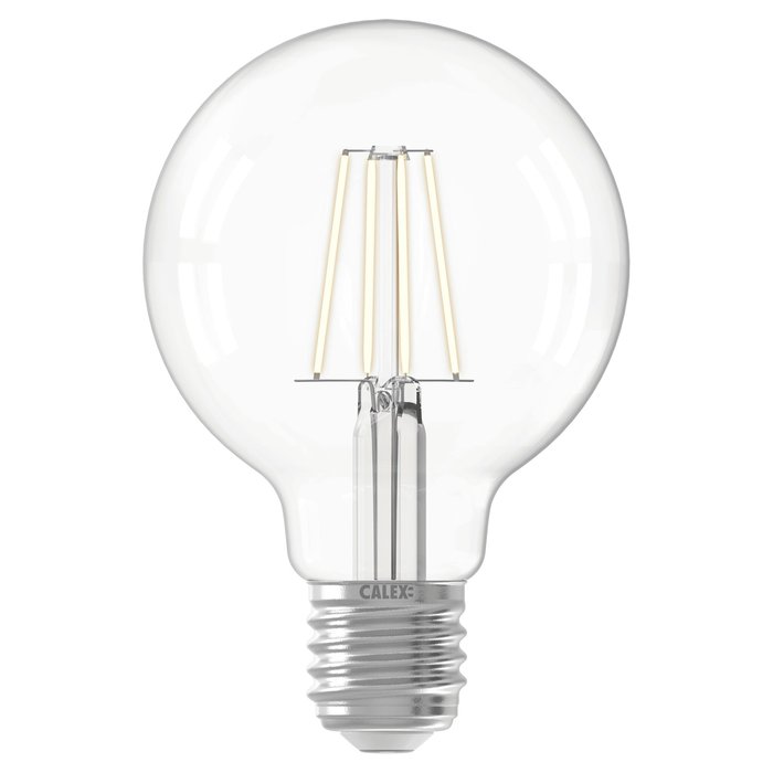 Calex Filament LED Bulb - Globe G80 - E27 - 4.5W - 2700K - 470 Lumens