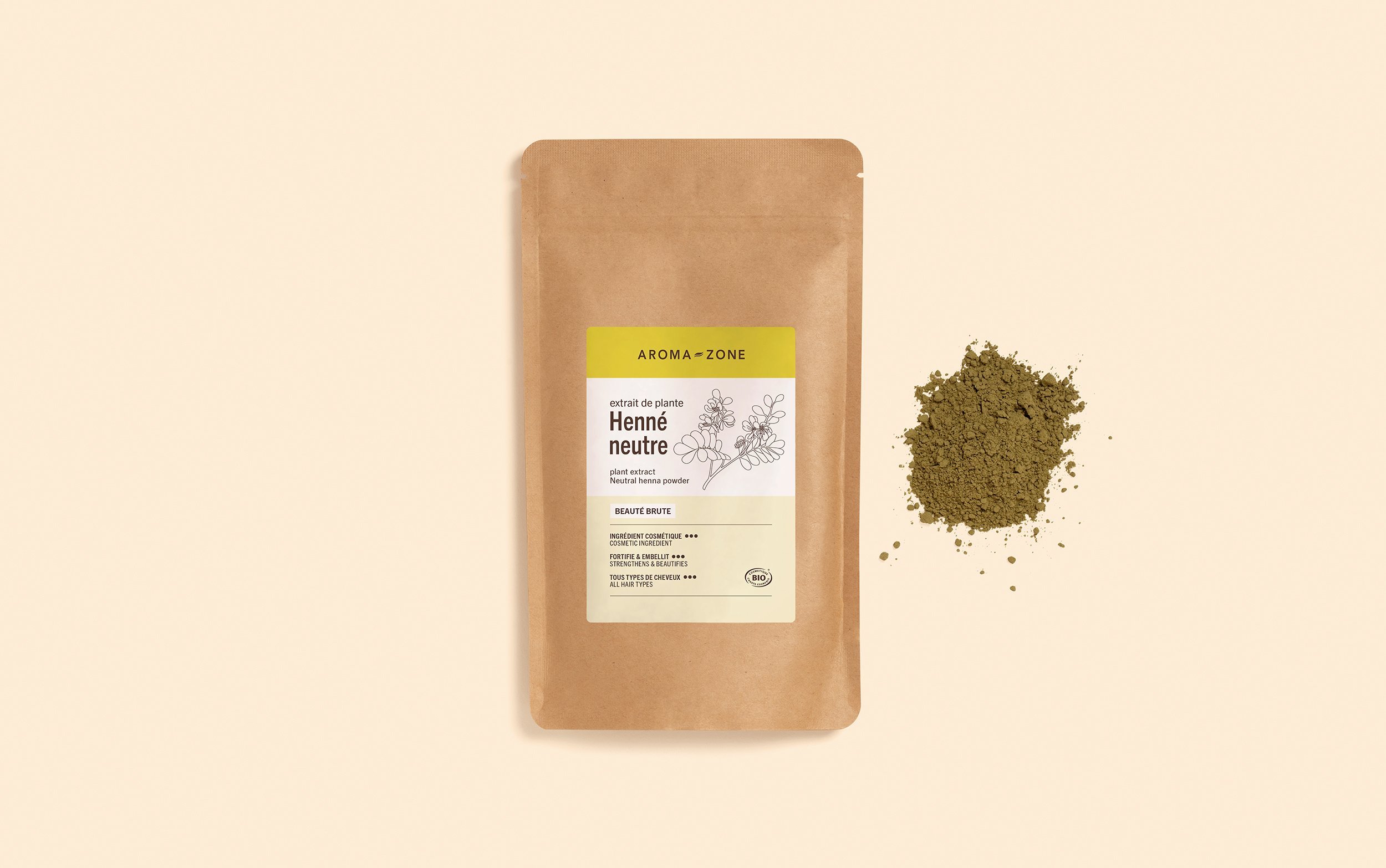 Organic Neutral Henna Plant Extract - Aroma-Zone