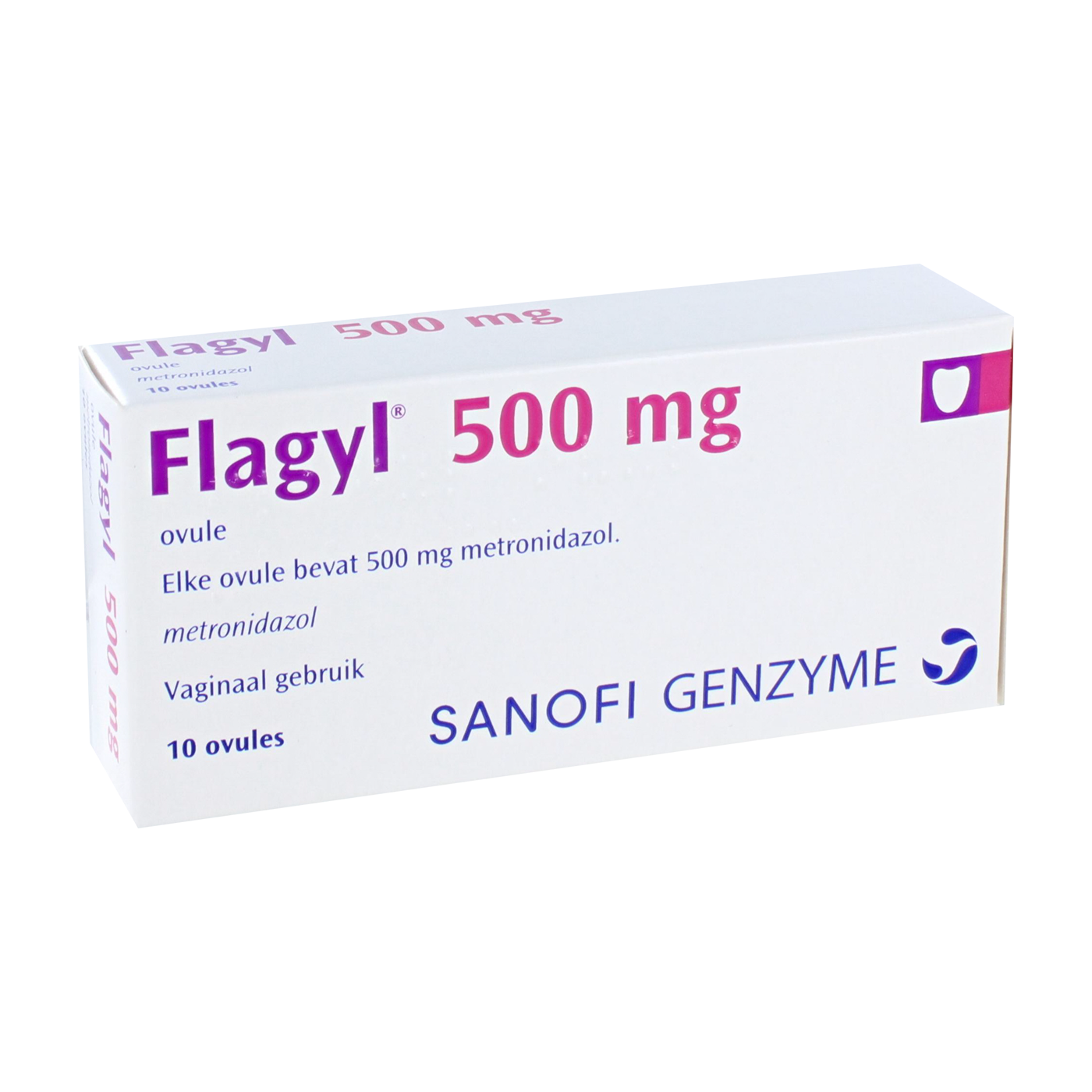 Flagyl Ovule 500mg 10 st - Medicijnen.nl