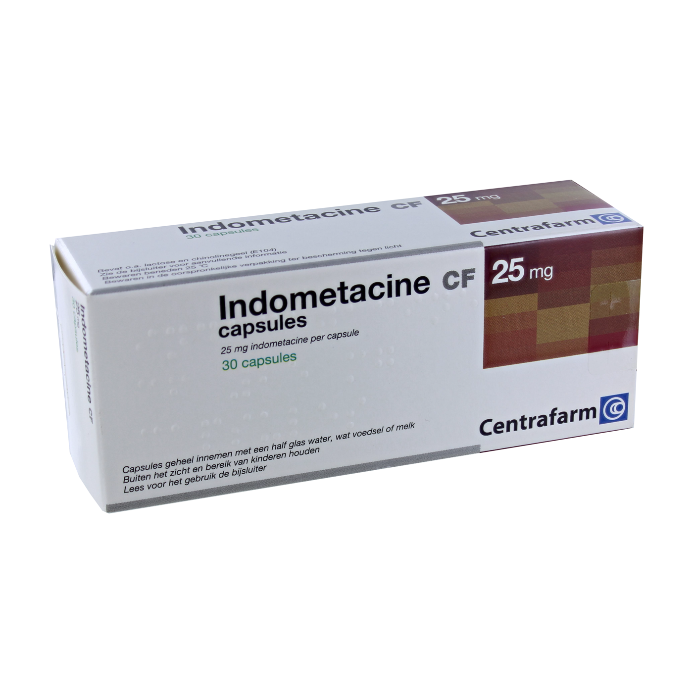 Indometacine 25mg 30caps kopen? Medicijnen.nl - Medicijnen.nl