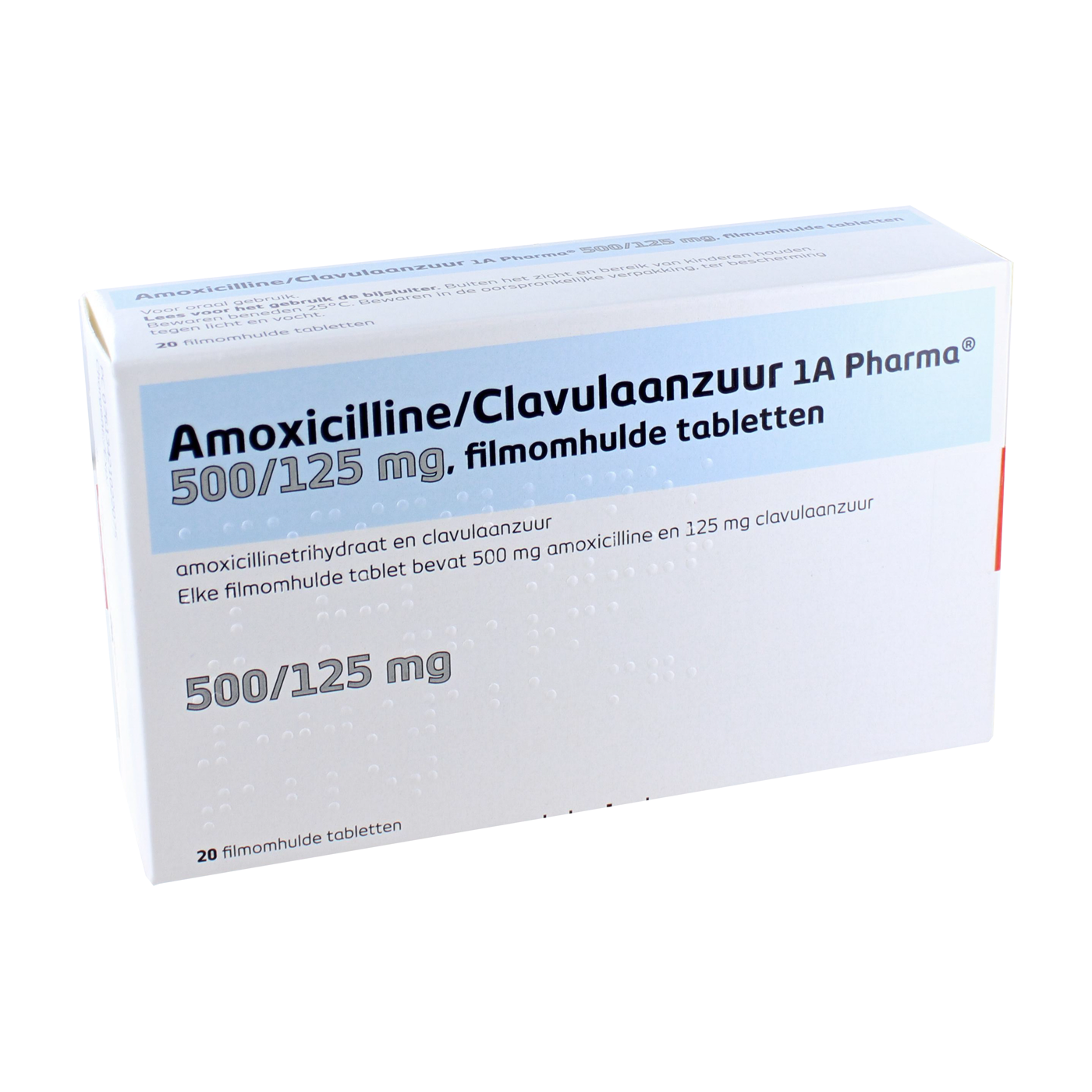 Amoxicilline/Clavulaanzuur 500/125mg 20tb kopen? - Medicijnen.nl