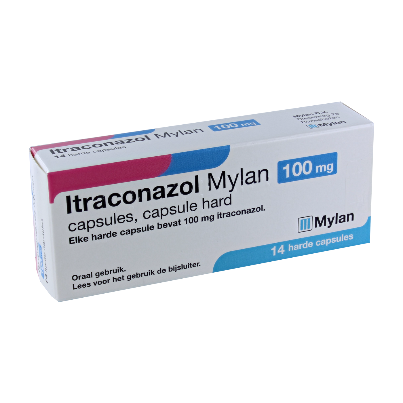 Itraconazol 100 mg 14 caps. - Medicijnen.nl