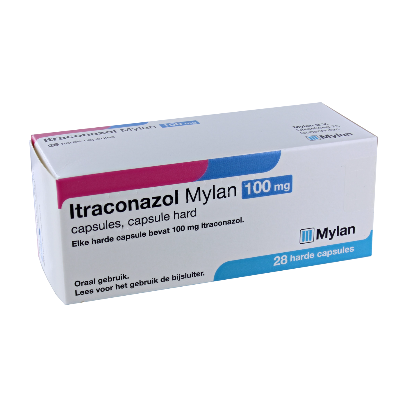 Itraconazol Mylan Capsule 100mg 28 st - Medicijnen.nl