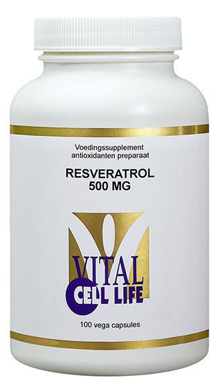 Vital Cell Life Resveratrol 500mg 100vc - Medicijnen.nl