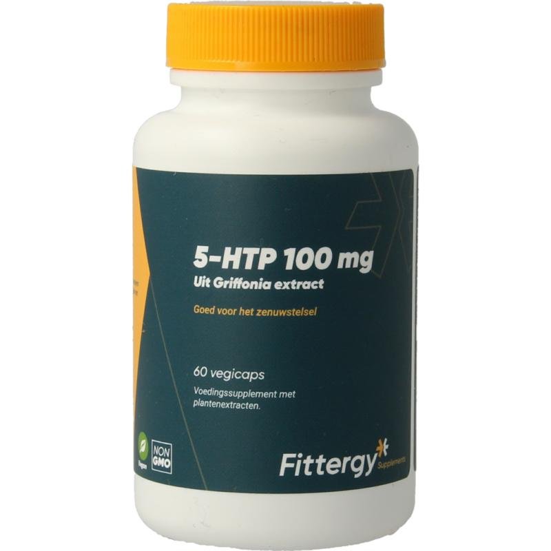Fittergy 5-HTP 100mg Griffonia extract 60ca - Medicijnen.nl
