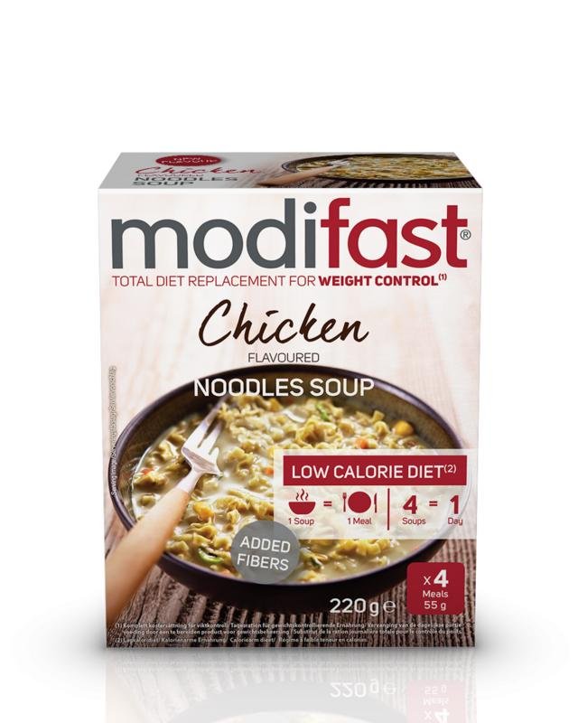 Modifast Noodles soup chicken flavoured 220g - Medicijnen.nl