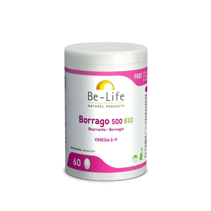 Be-Life Borrago 500 bio 60ca - Medicijnen.nl