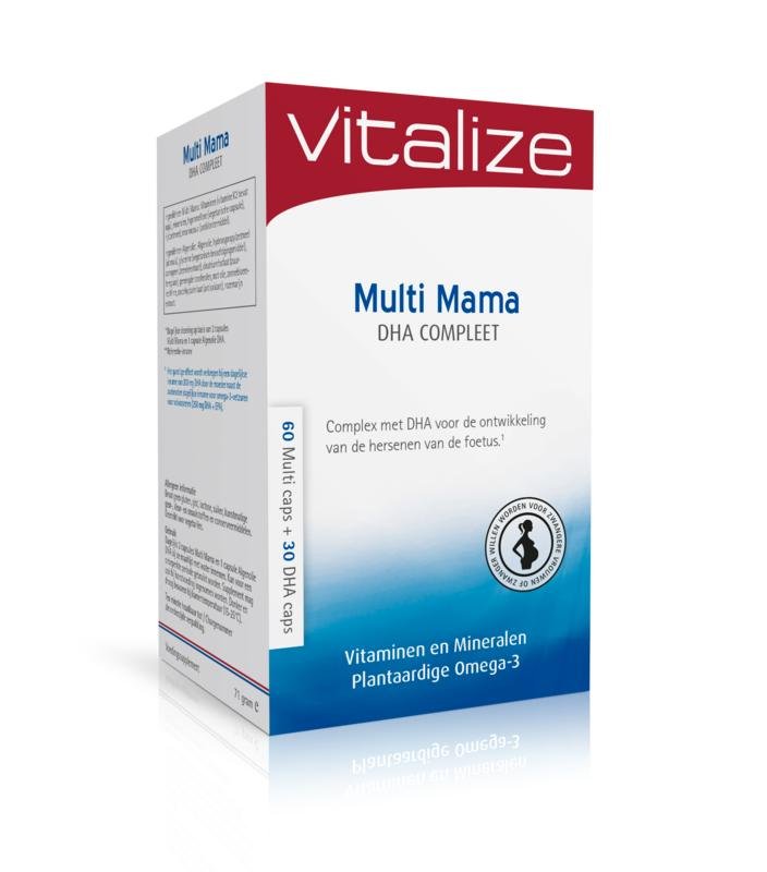 Vitalize Multi mama DHA compleet 90ca - Medicijnen.nl