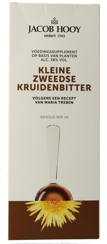 Jacob Hooy Zweedse kruidenbitter groot 500ml - Medicijnen.nl