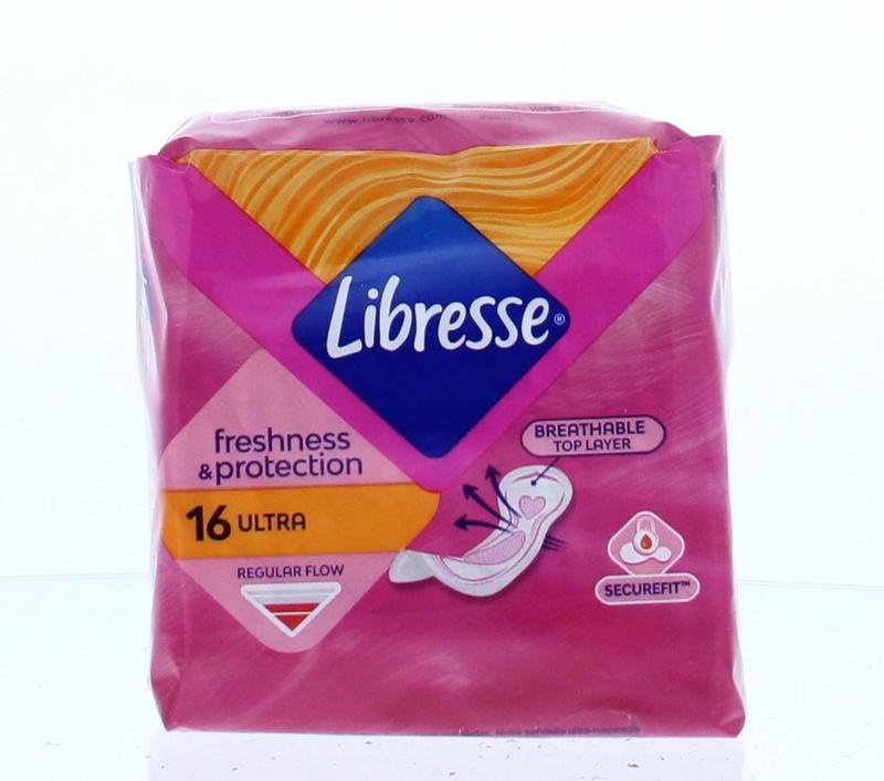 Libresse Ultra thin ultra triple protection 16st - Medicijnen.nl