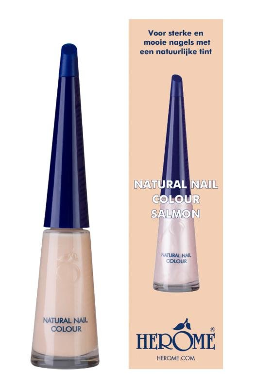 Herome Natural nail colour salmon 10ml - Medicijnen.nl