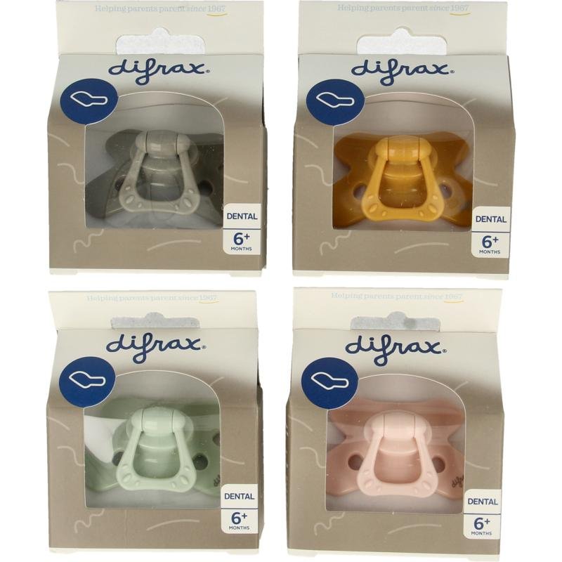 Difrax Fopspeen dental 6+ maanden met ring 1st - Medicijnen.nl