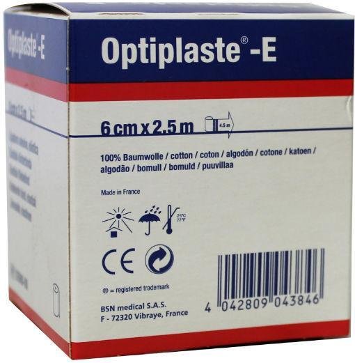 Optiplaste-E 2.5 m x 6 cm 2680 1st - Medicijnen.nl