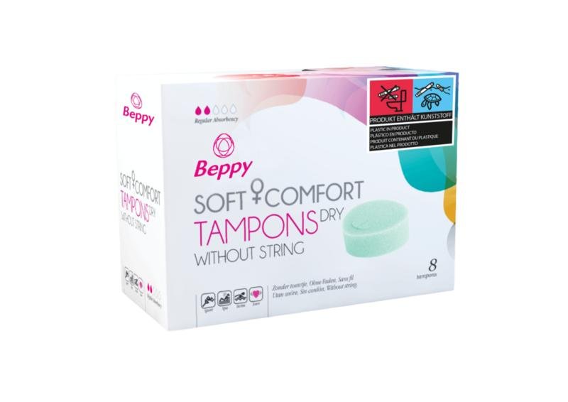 Beppy Soft+ comfort tampons dry 8st - Medicijnen.nl